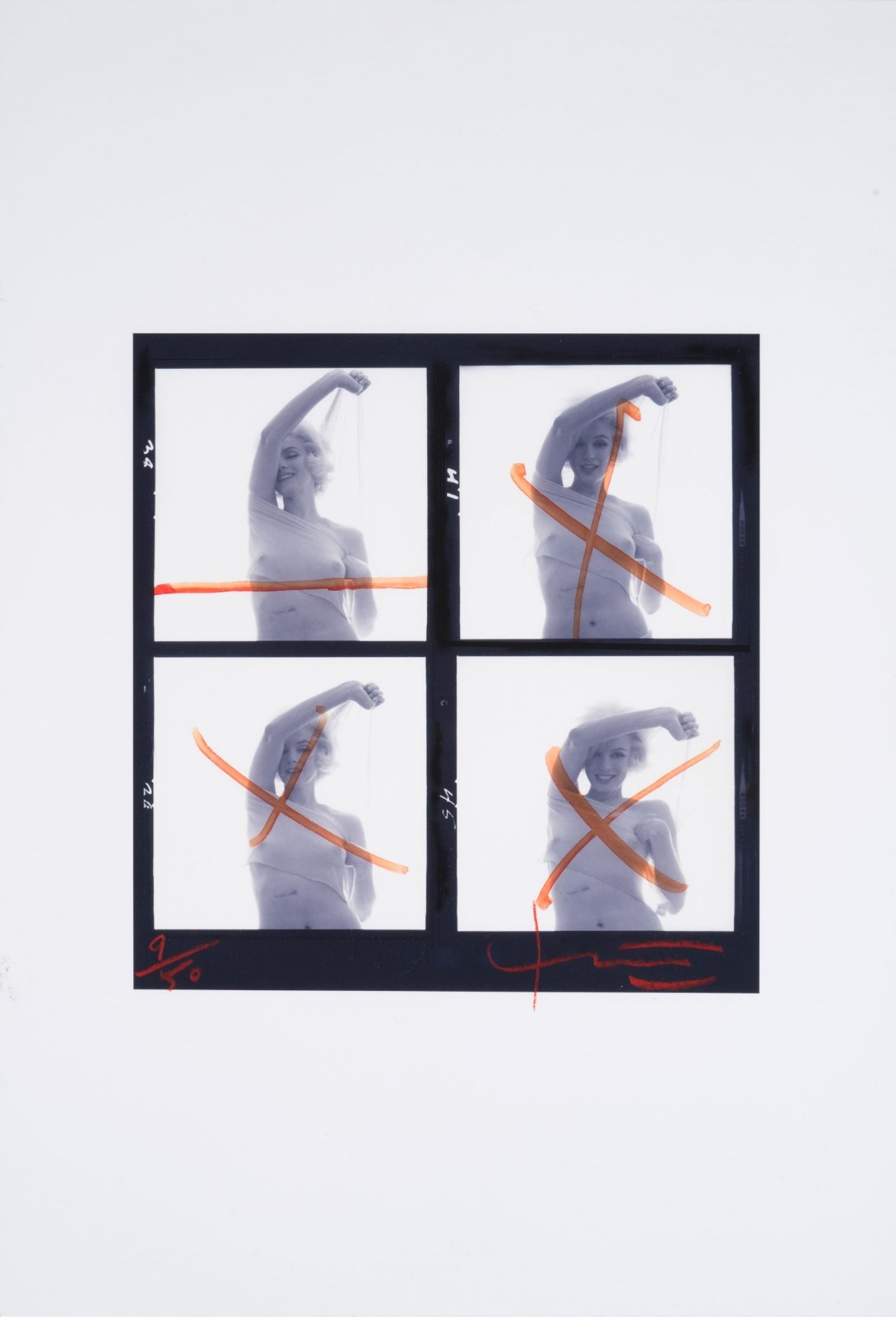 Bert Stern | 'Marilyn Monroe in Fuschia Scarf' (from the Last Sitting ...