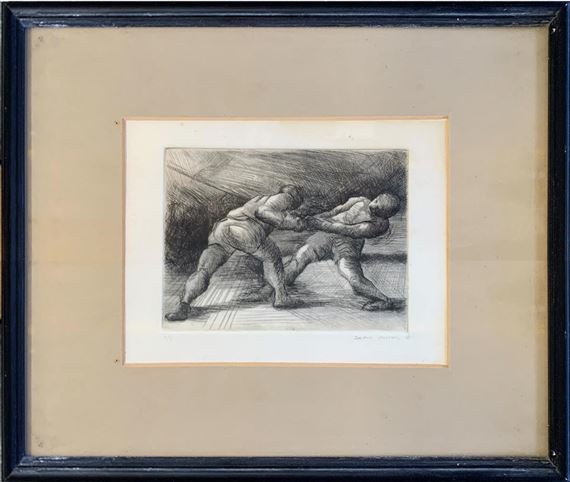 Dean Oliver | Figures After Ivor Hele (1988) | MutualArt