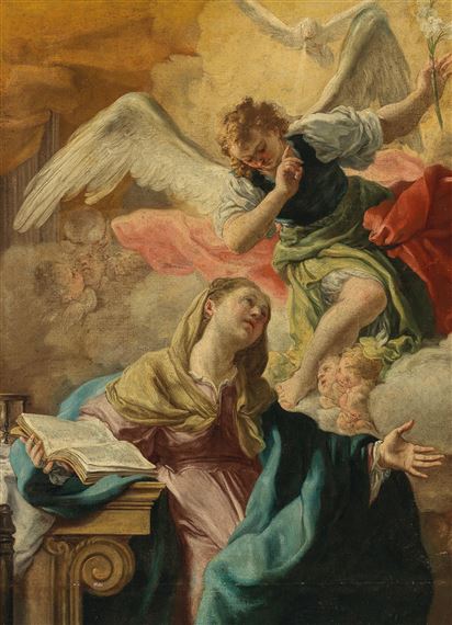 Domenico Antonio Vaccaro | The Annunciation | MutualArt