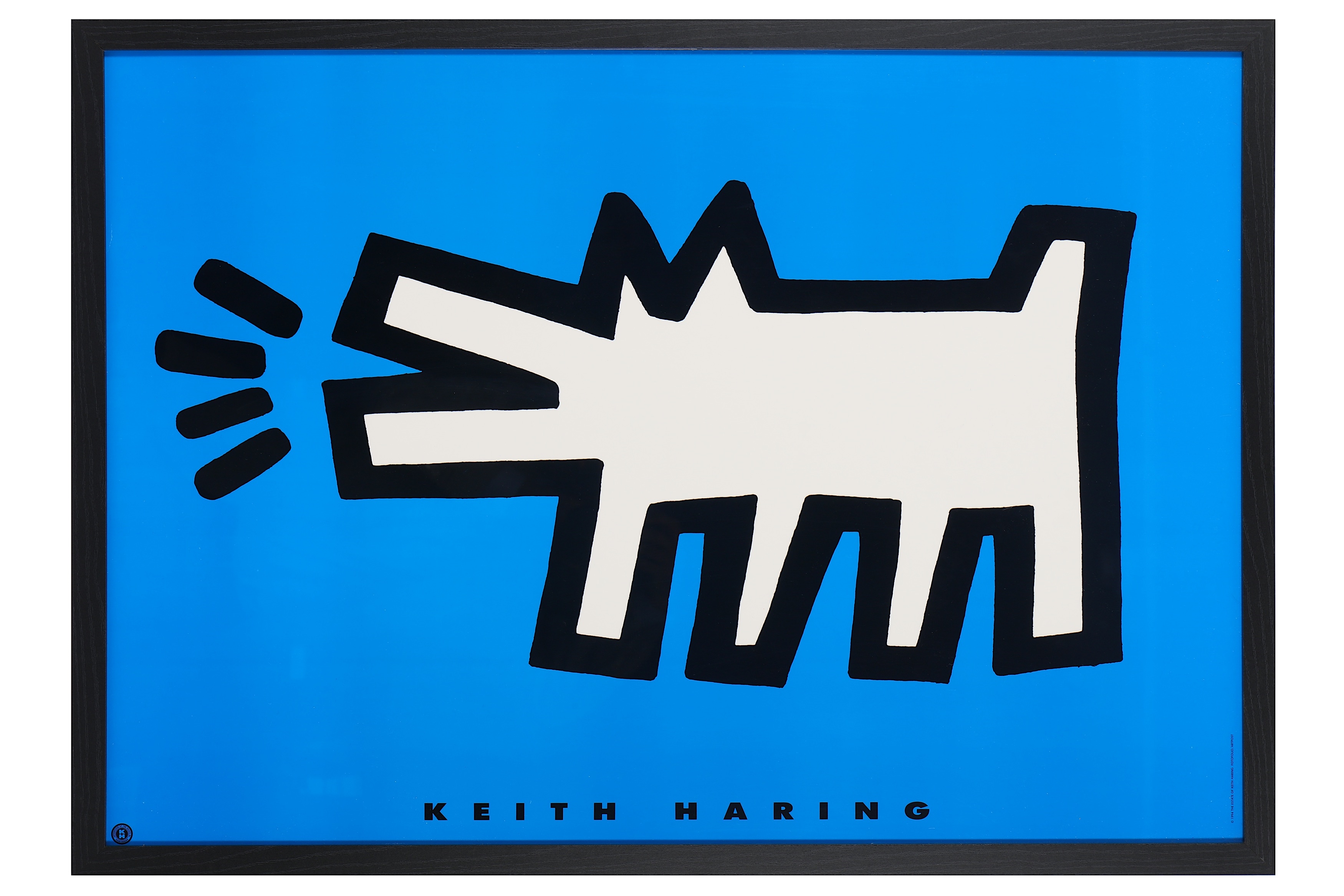 Keith Haring | Men Holding Heart | MutualArt
