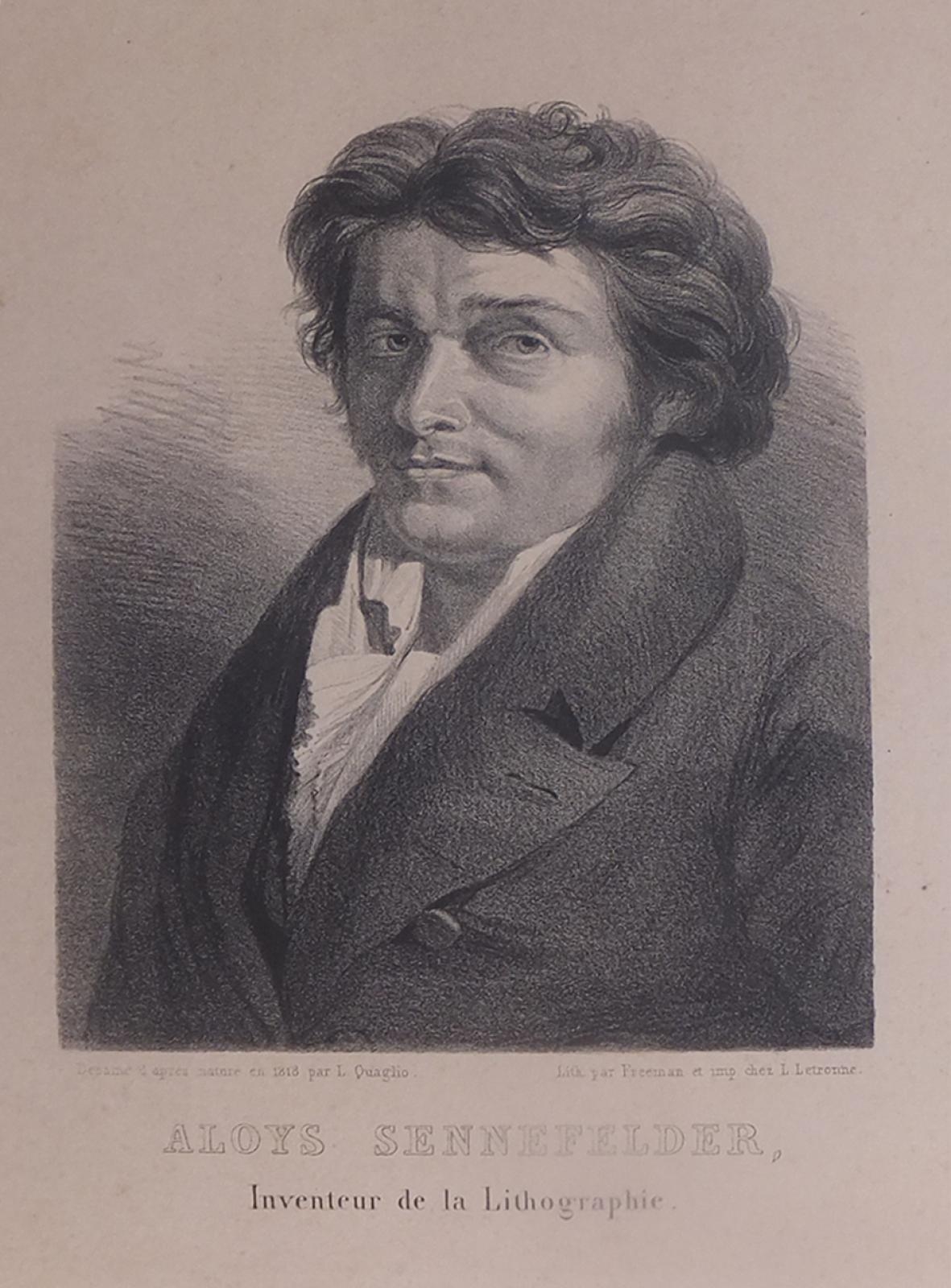 Lorenzo Quaglio II | Portrait d’Aloys Senefelder (Circa 1818) | MutualArt