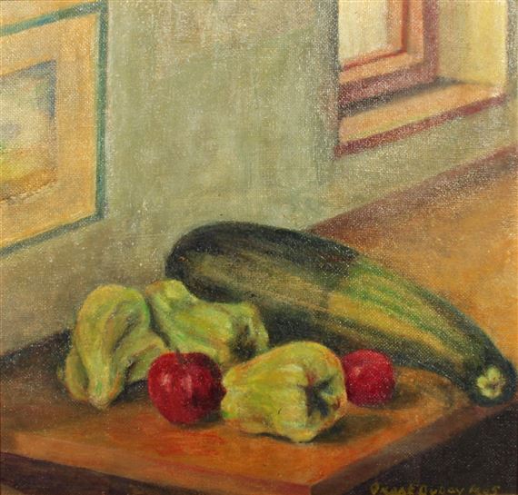 Orest Dubay | Zátiší s ovocem a zeleninou (1995) | MutualArt