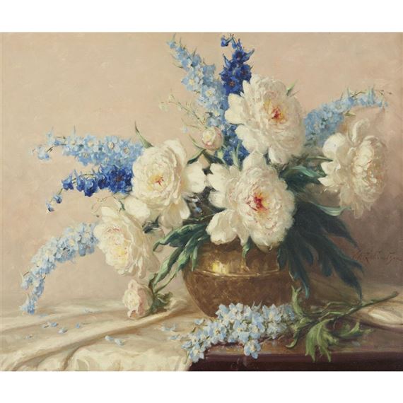 Volney Allan Richardson | White Peonies | MutualArt