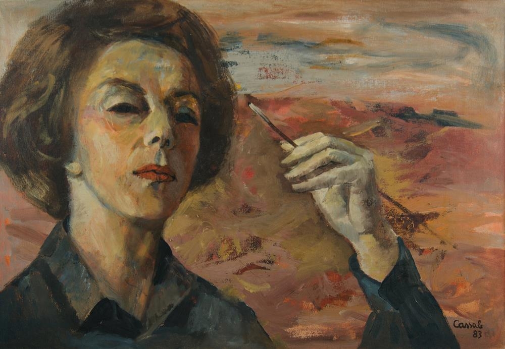 Judy Cassab | Self Portrait (1983) | MutualArt