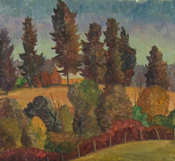 Alison Rehfisch | Church in a Rural Landscape | MutualArt