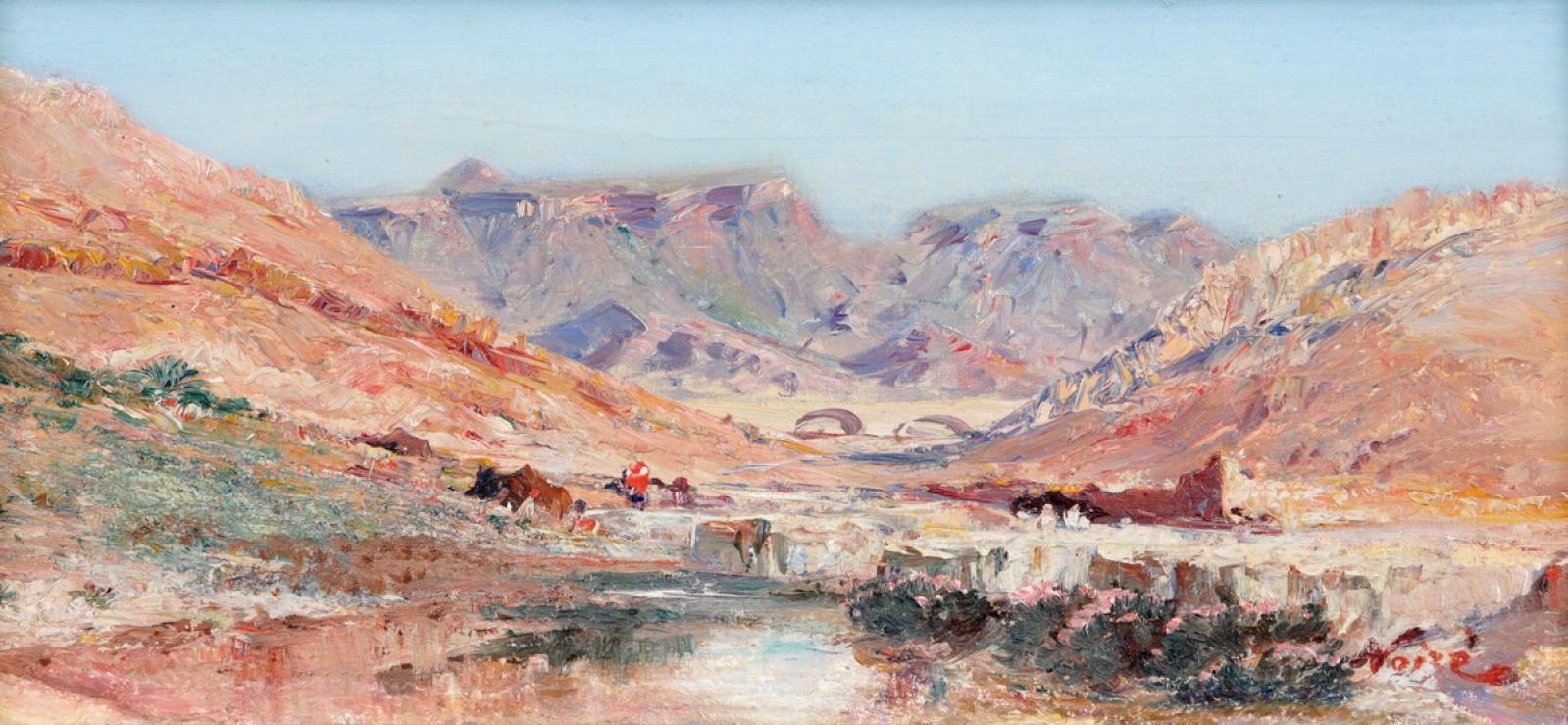 Maxime Noire | Paysage orientaliste | MutualArt