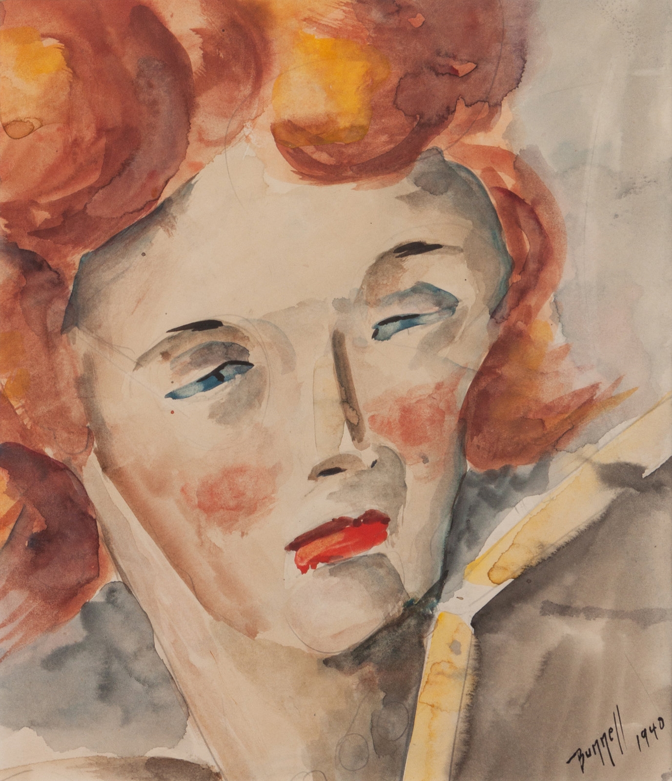 Charles Ragland Bunnell | Portrait of Laura Bunnell, 1940 | MutualArt