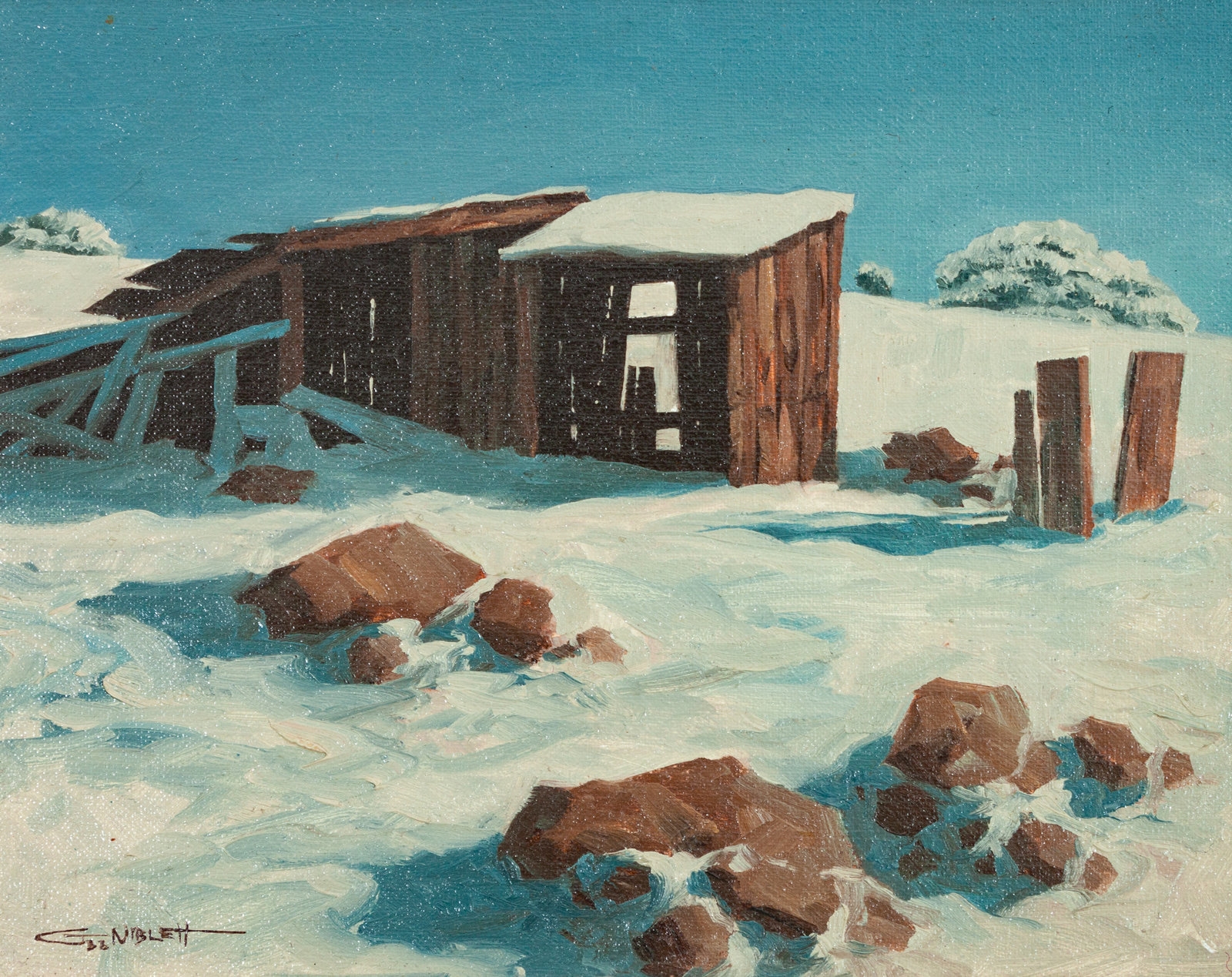 Gary Niblett | Indian Sunset (1989) | MutualArt