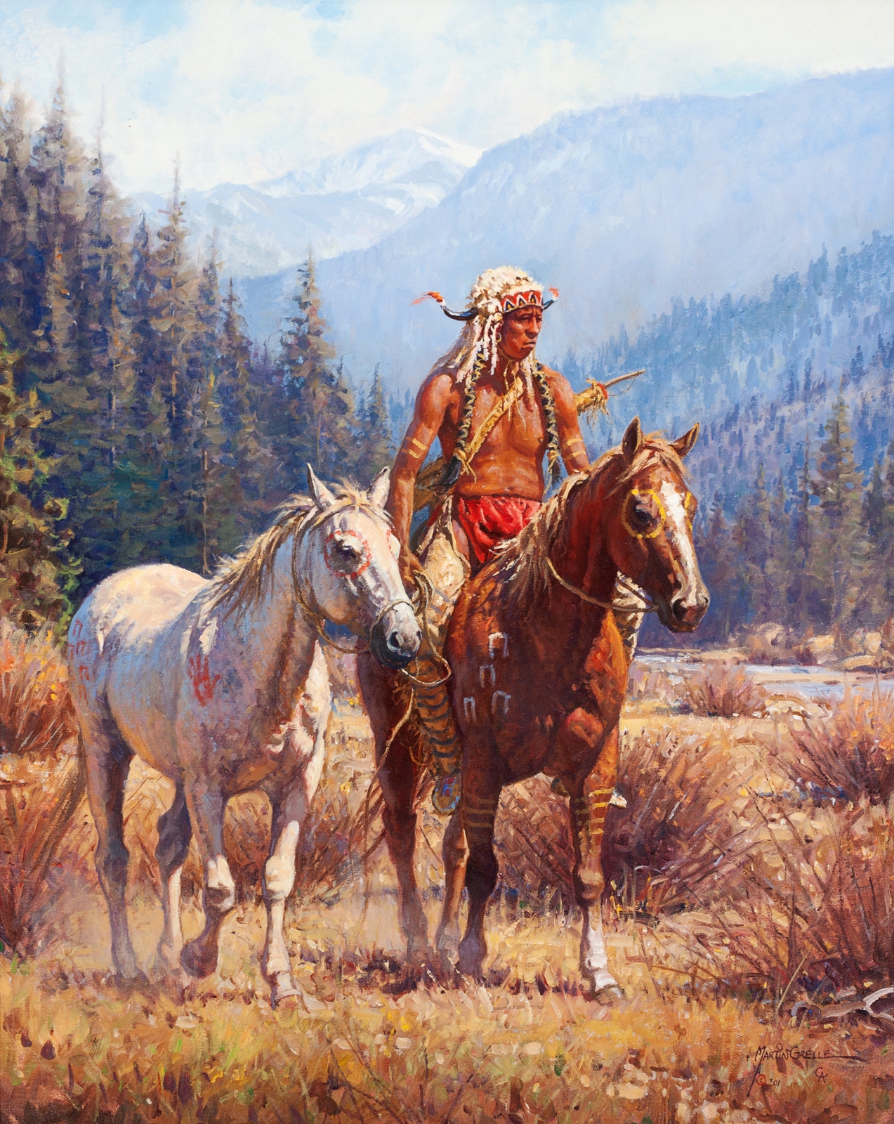 Martin Grelle | A Warrior's Pride, 2001 | MutualArt