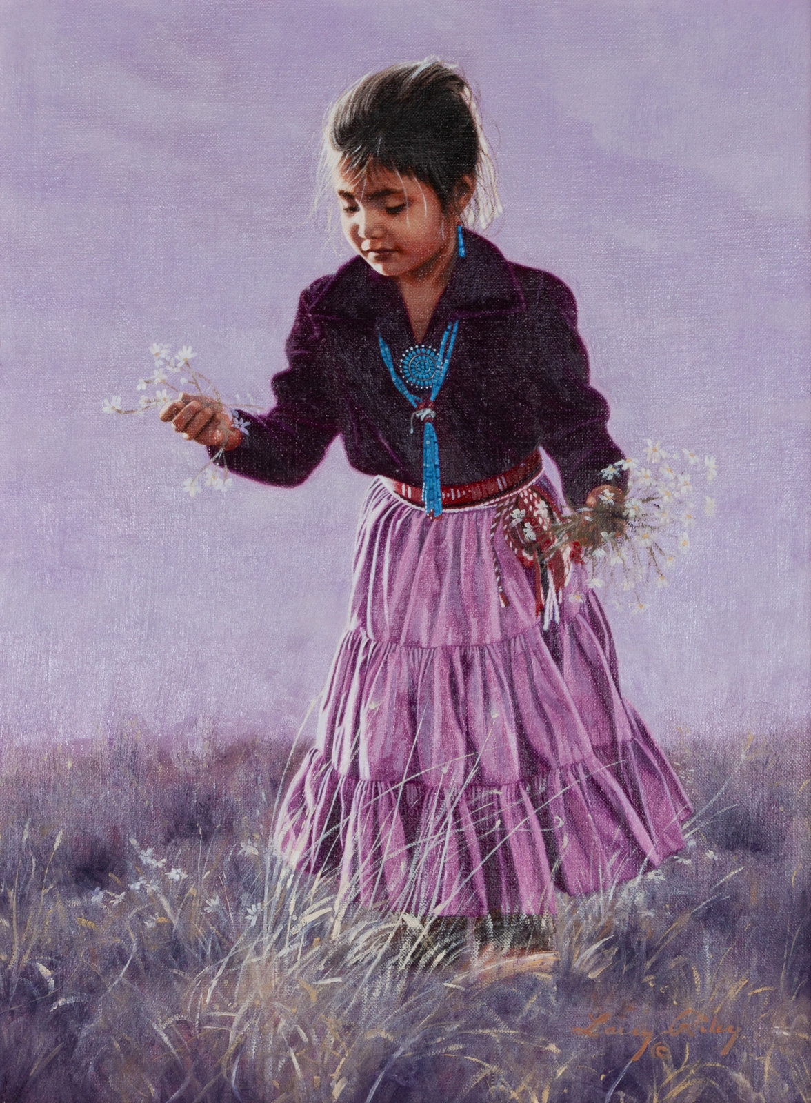 Larry Riley | Navajo Lavender | MutualArt