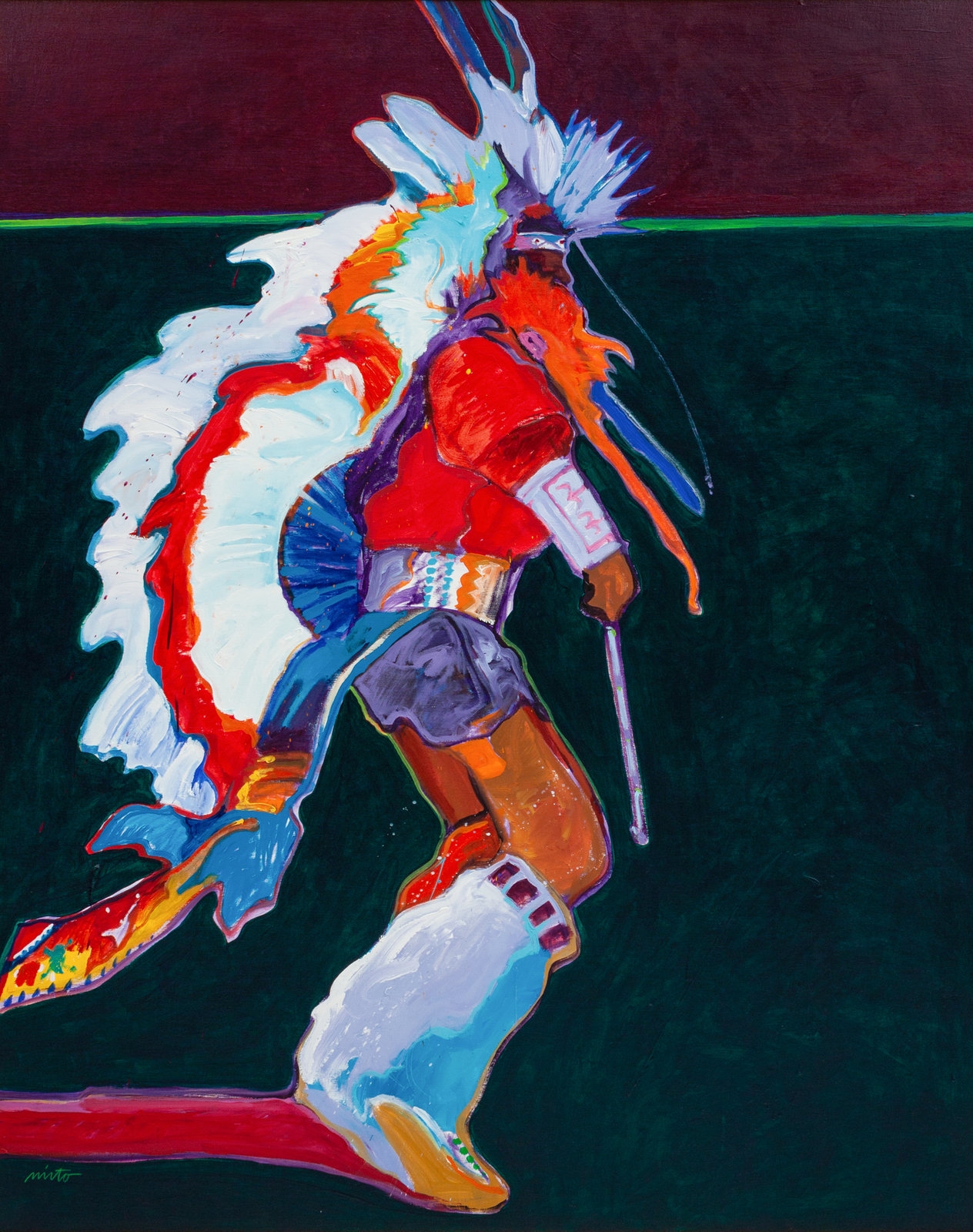 John Nieto | The First Elk was His, 1992 | MutualArt
