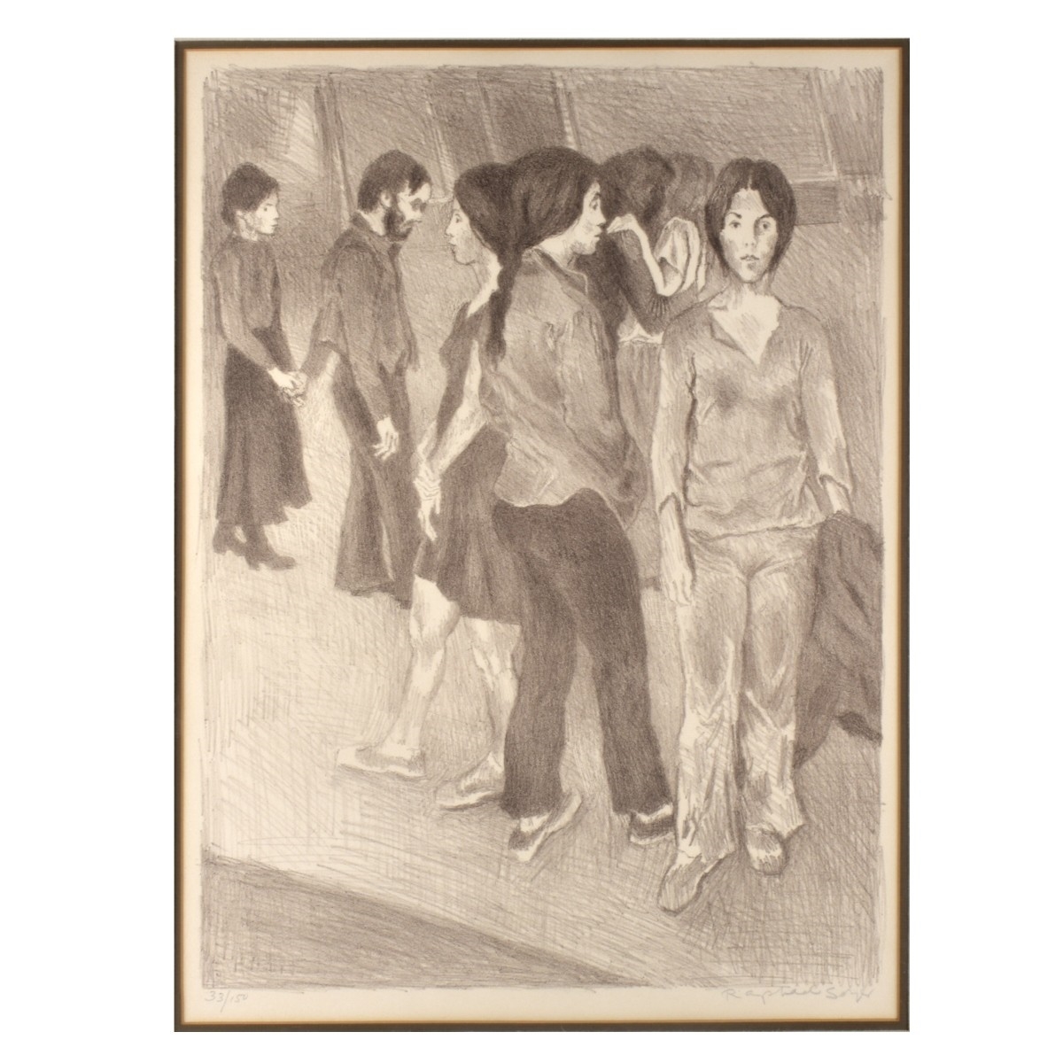 Raphael Soyer | At The Dance | MutualArt
