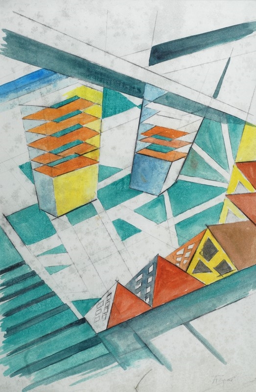 Fedele Azari | ARCHITETTURA FUTURISTA | MutualArt