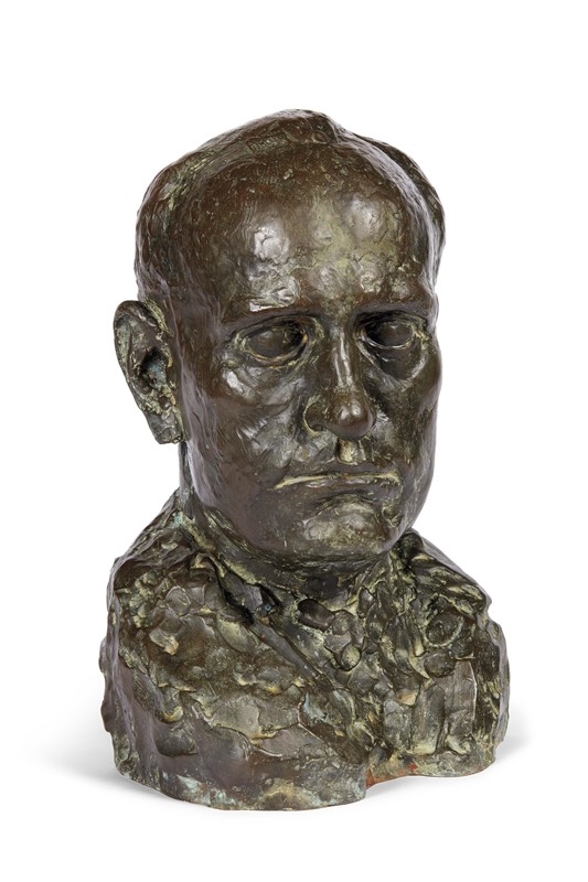 Giuseppe Graziosi | HEAD OF MUSSOLINI (1928) | MutualArt