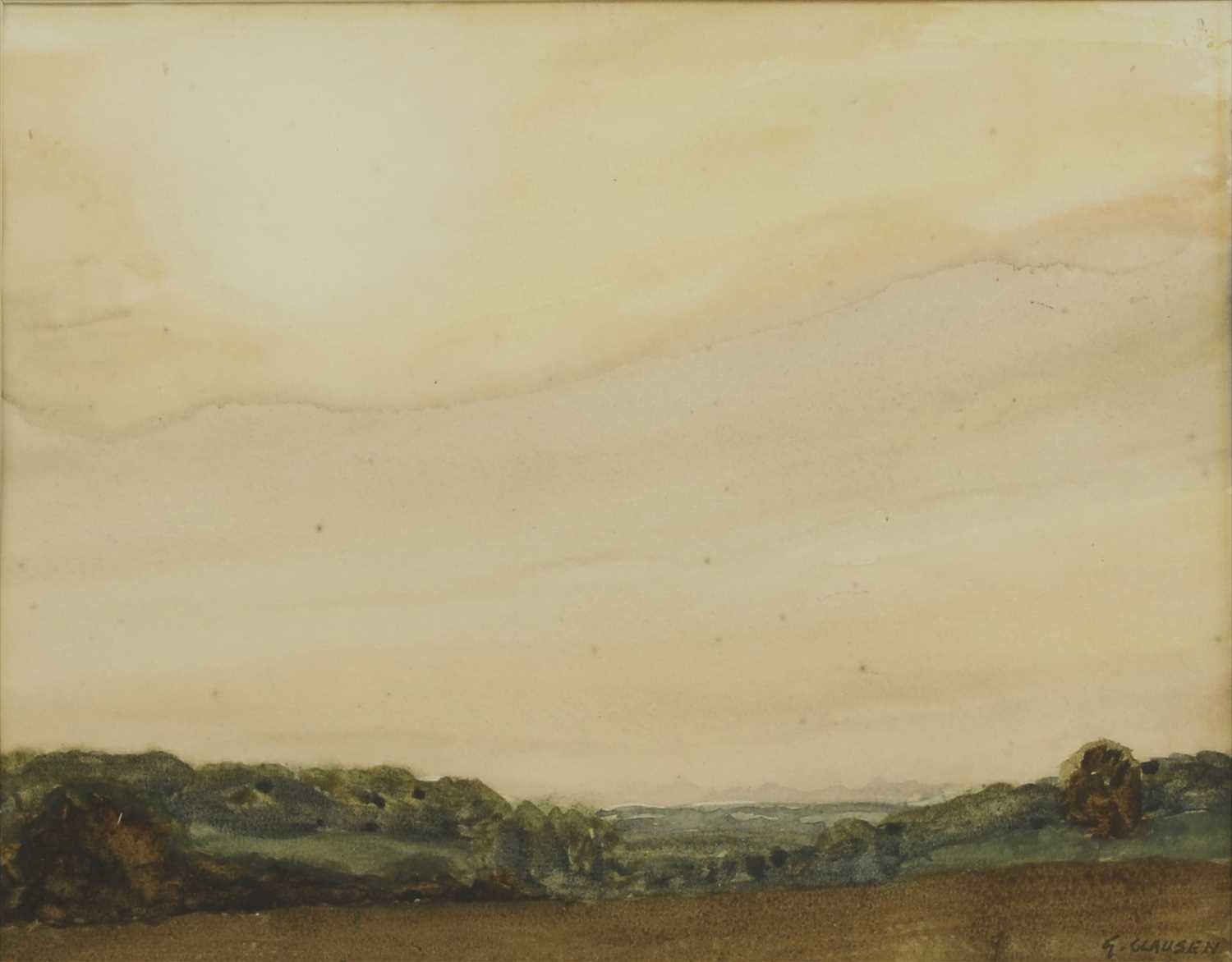 George Clausen | A QUIET EVENING | MutualArt