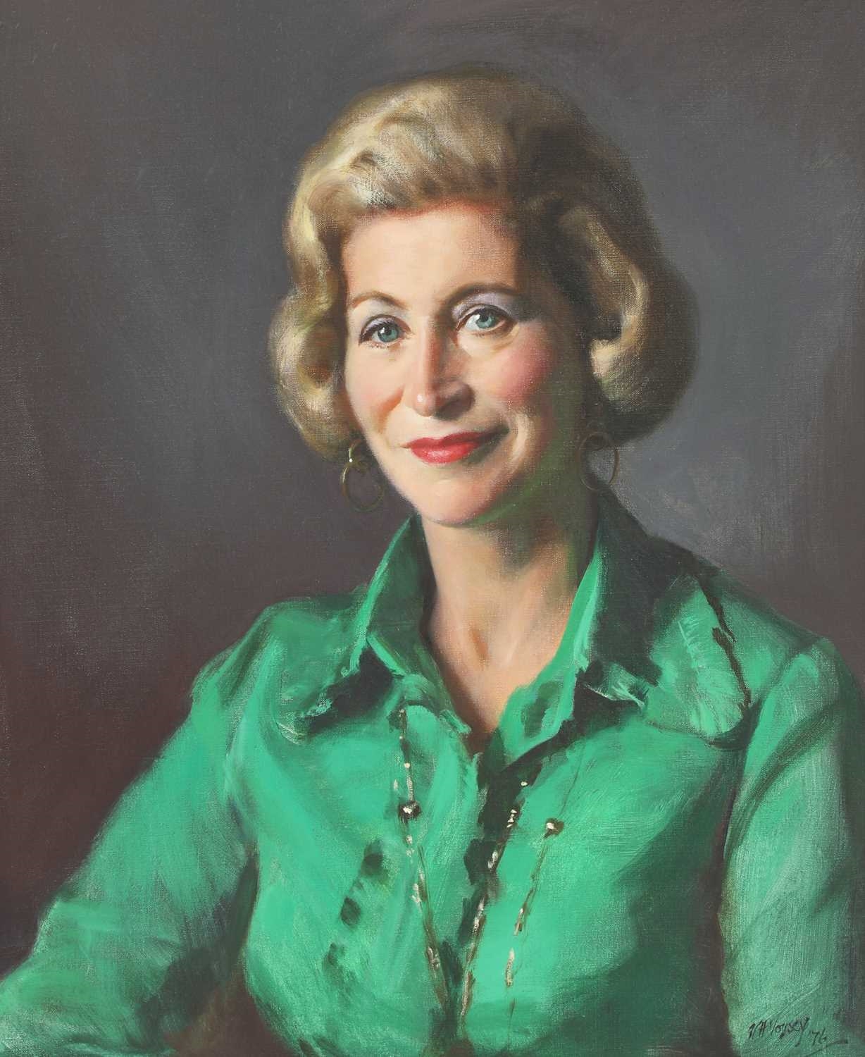 Victor H. Voysey | PORTRAIT OF JOYCE PARSONS (1976) | MutualArt