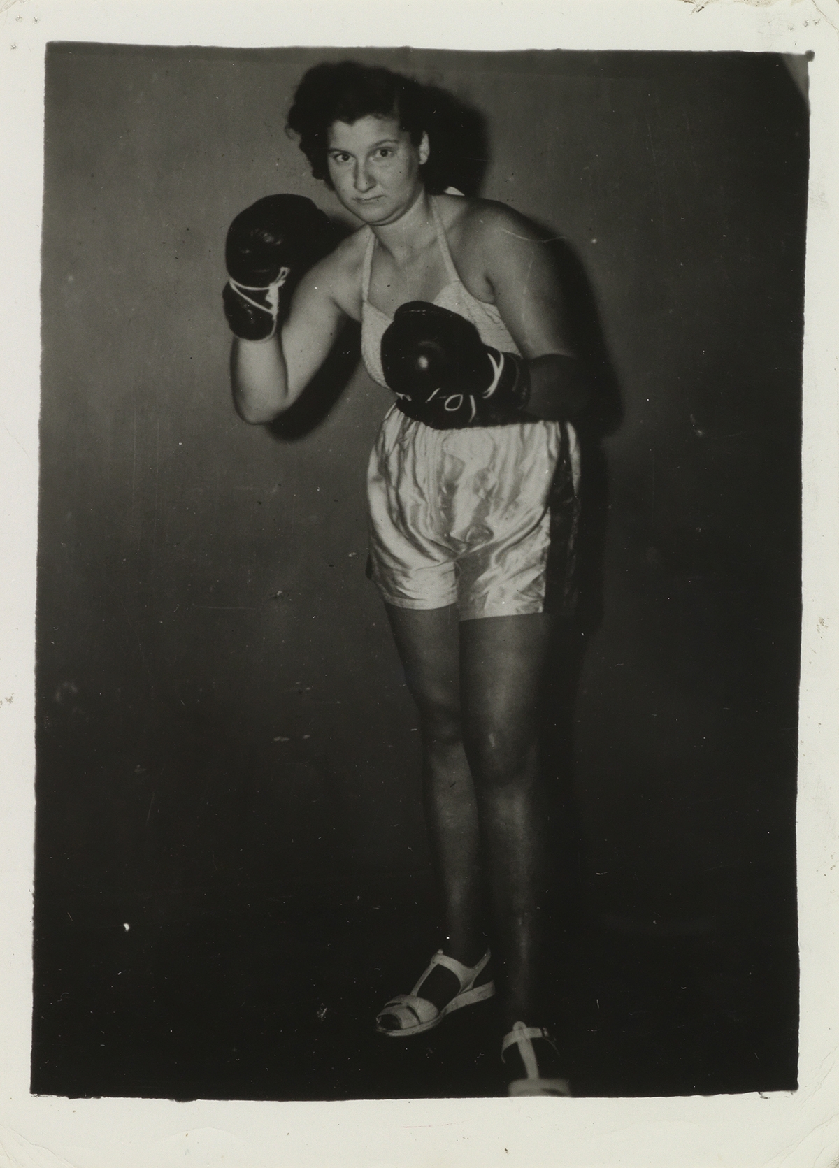 Bernard Kobel | A group of approximately 58 female boxing and wrestling ...