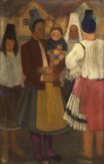 Polya Ivan | Women in traditional costume | MutualArt