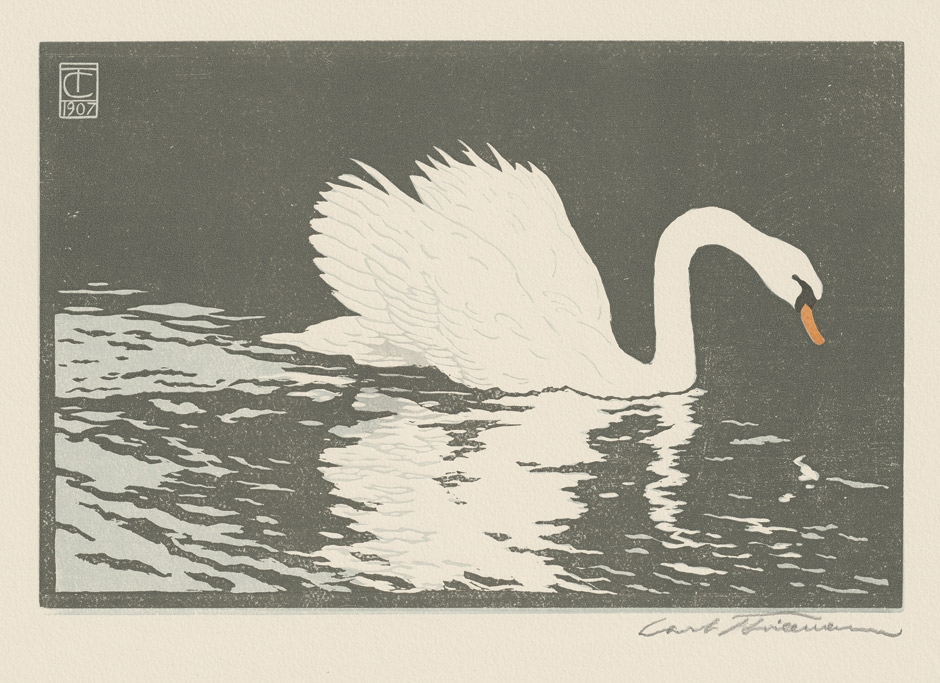 Carl Thiemann | Schwan (1907) | MutualArt