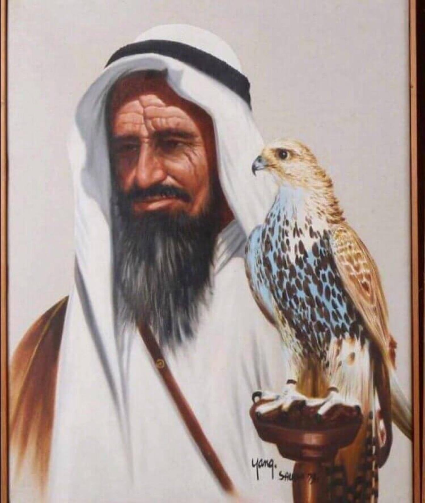 Yang Saudia | Arab falconer's head | MutualArt