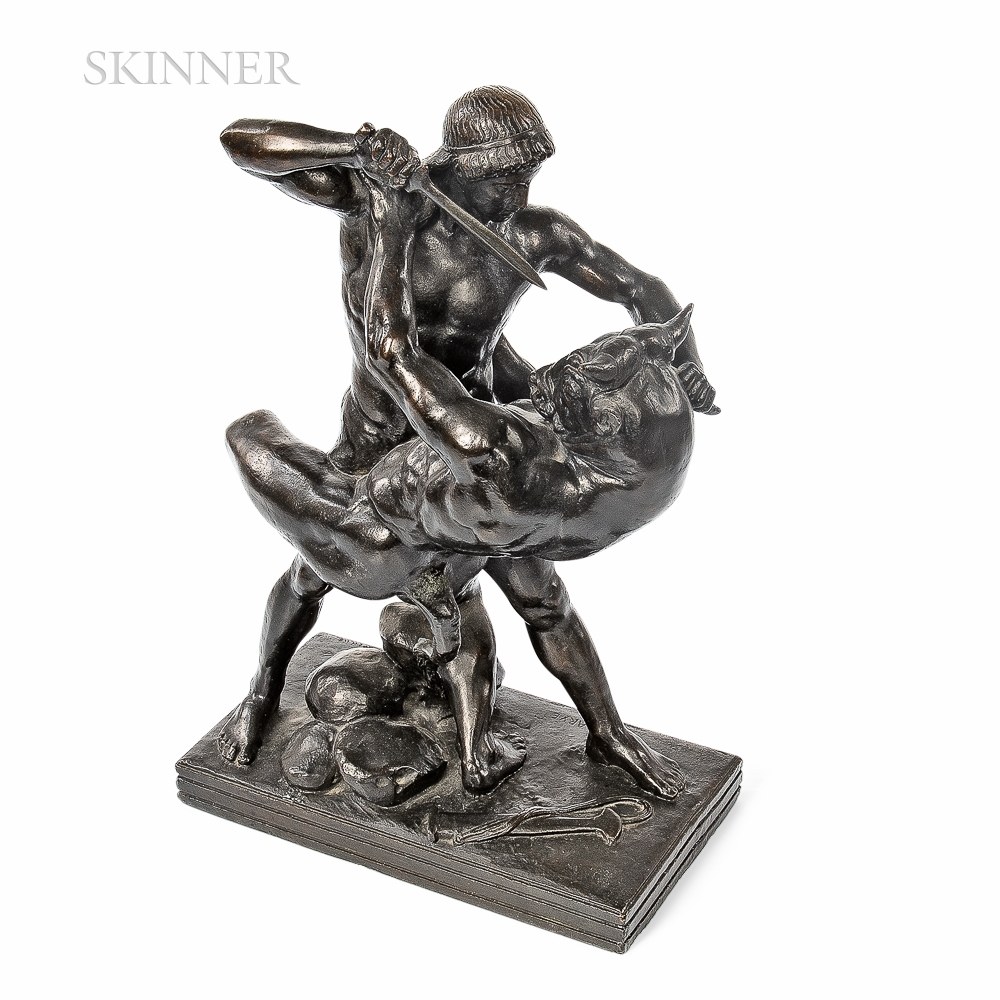 Antoine-Louis Barye | Theseus Slaying the Minotaur | MutualArt