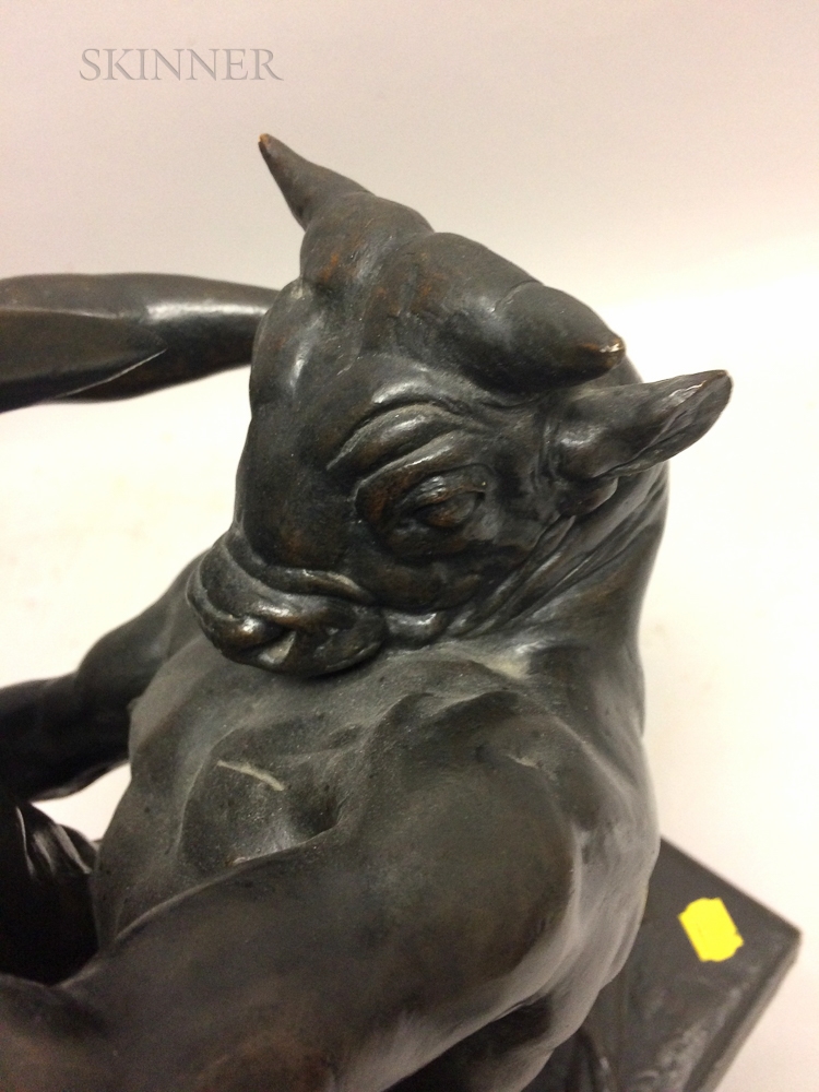 Antoine-Louis Barye | Theseus Slaying the Minotaur | MutualArt