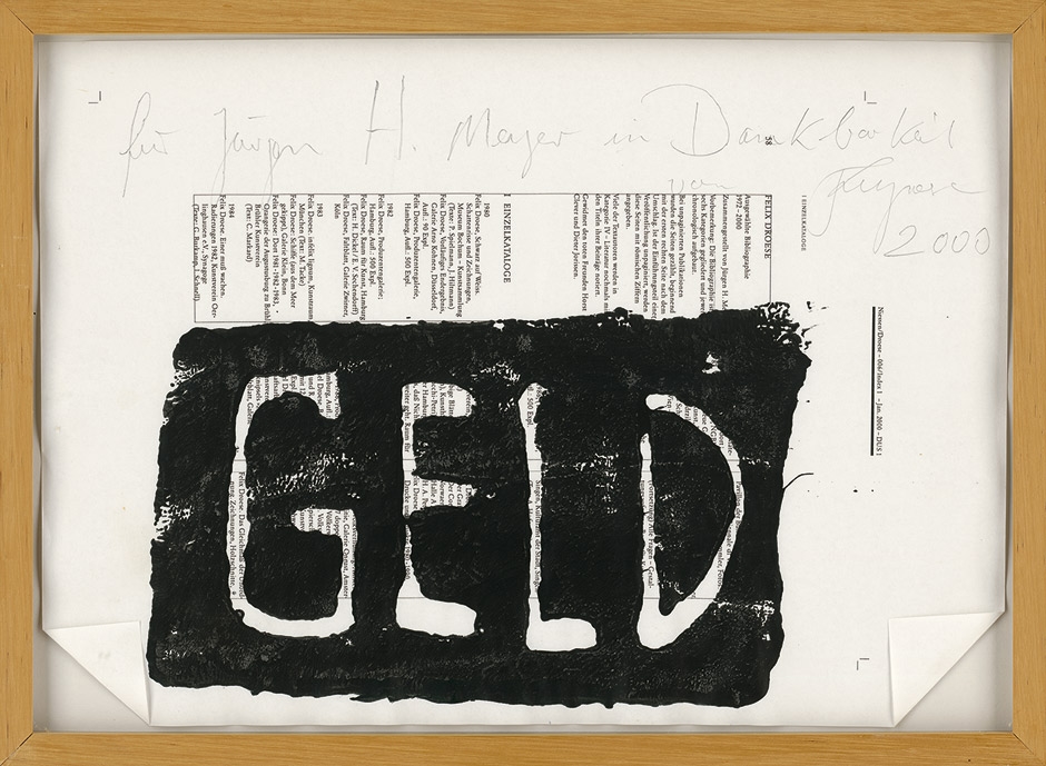 Felix Droese | GELD (2000) | MutualArt