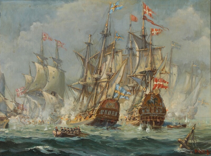 Paul Sinding | The battle of Køge bay | MutualArt
