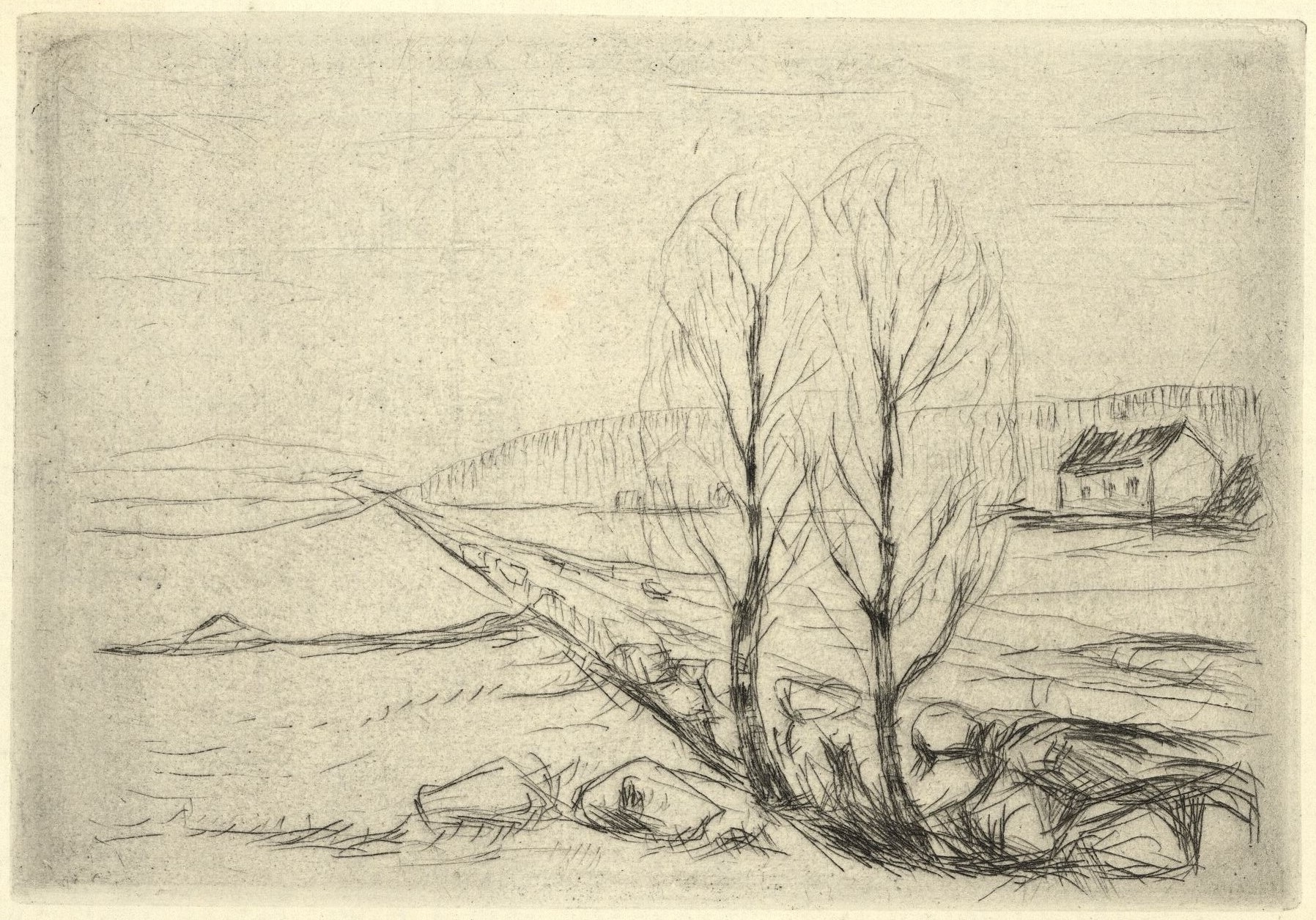 Edvard Munch | Landschaft (1920) | MutualArt