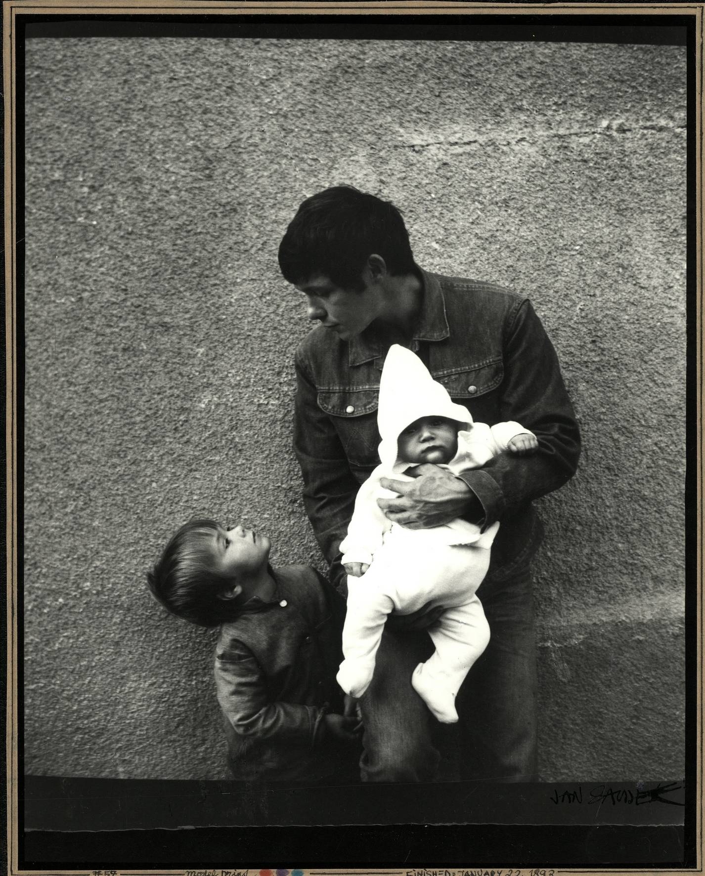 Jan Saudek | Saudek and his two children | MutualArt