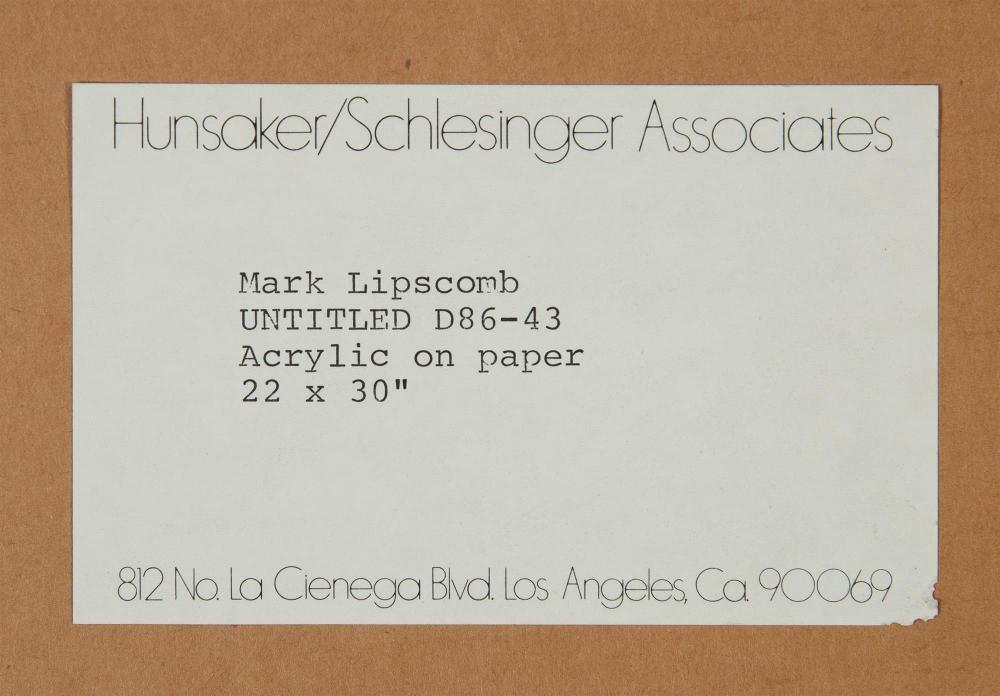 Mark Lipscomb | Untitled D86-43, 1986 (Elysian Park) (1986) | MutualArt