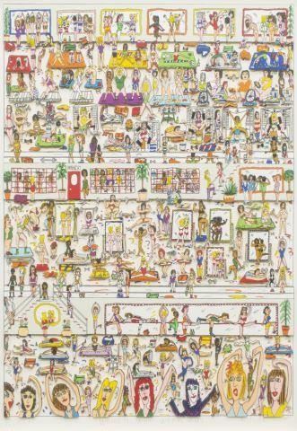 James Rizzi | Women Who Work Out (1989) | MutualArt