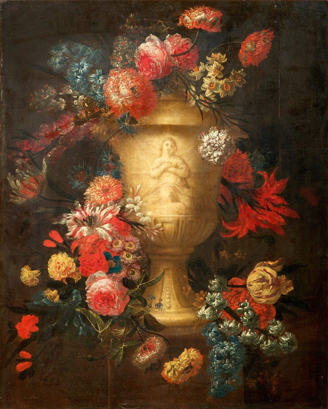 Gaspar Peeter de Verbruggen the Younger | Bouquet de fleurs dans un ...
