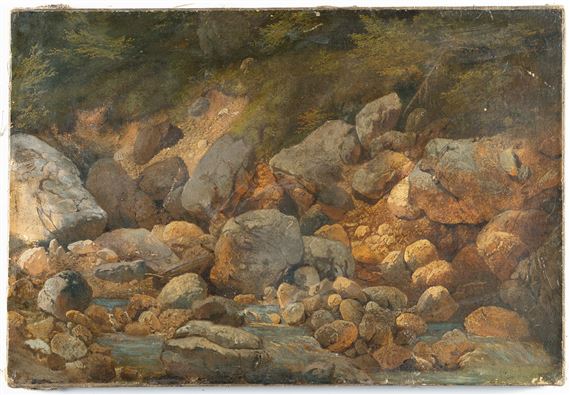 Karl Millner | A rocky stream | MutualArt