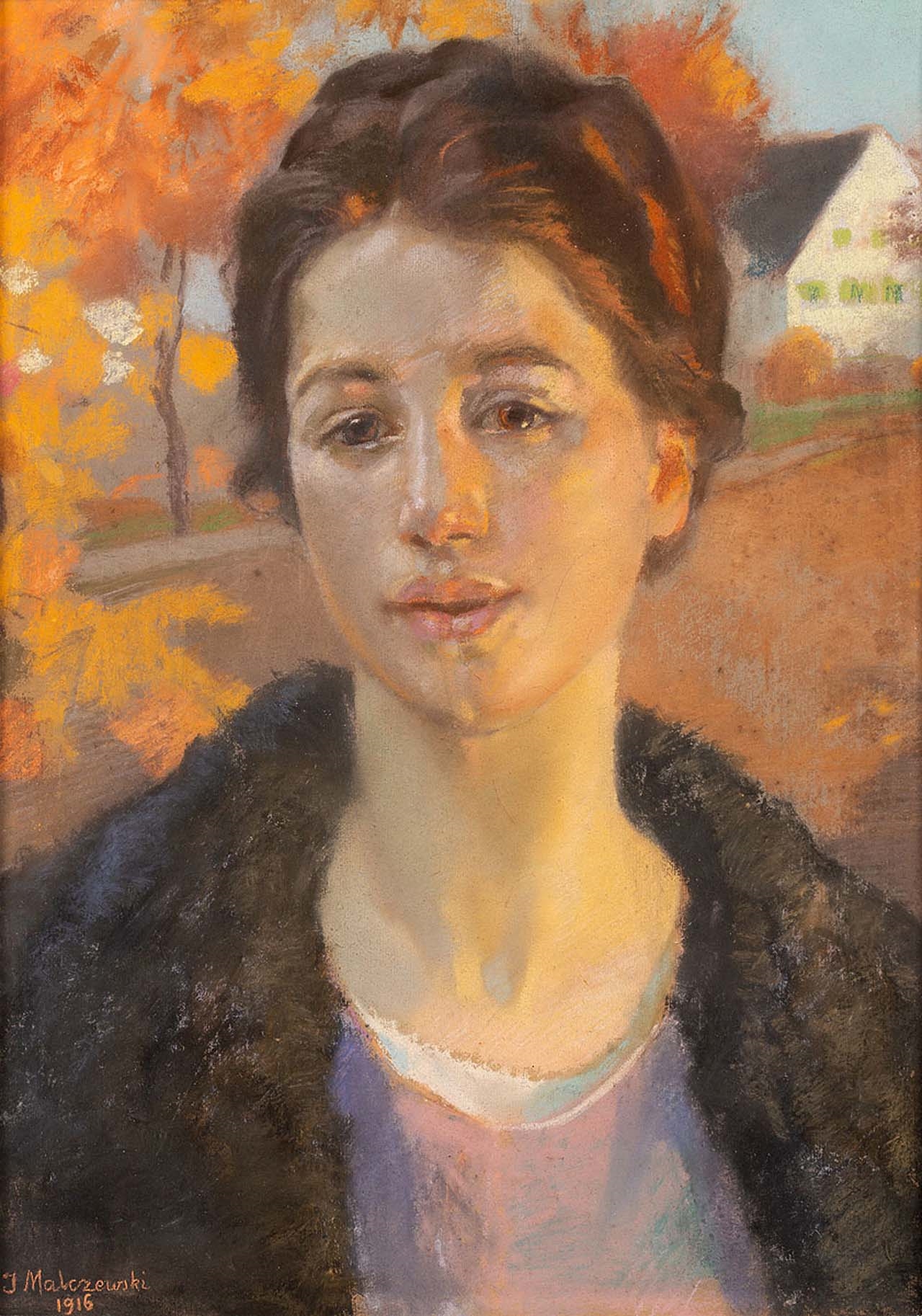 Jacek Malczewski | Portret W Jesiennym Słońcu (1916) | MutualArt