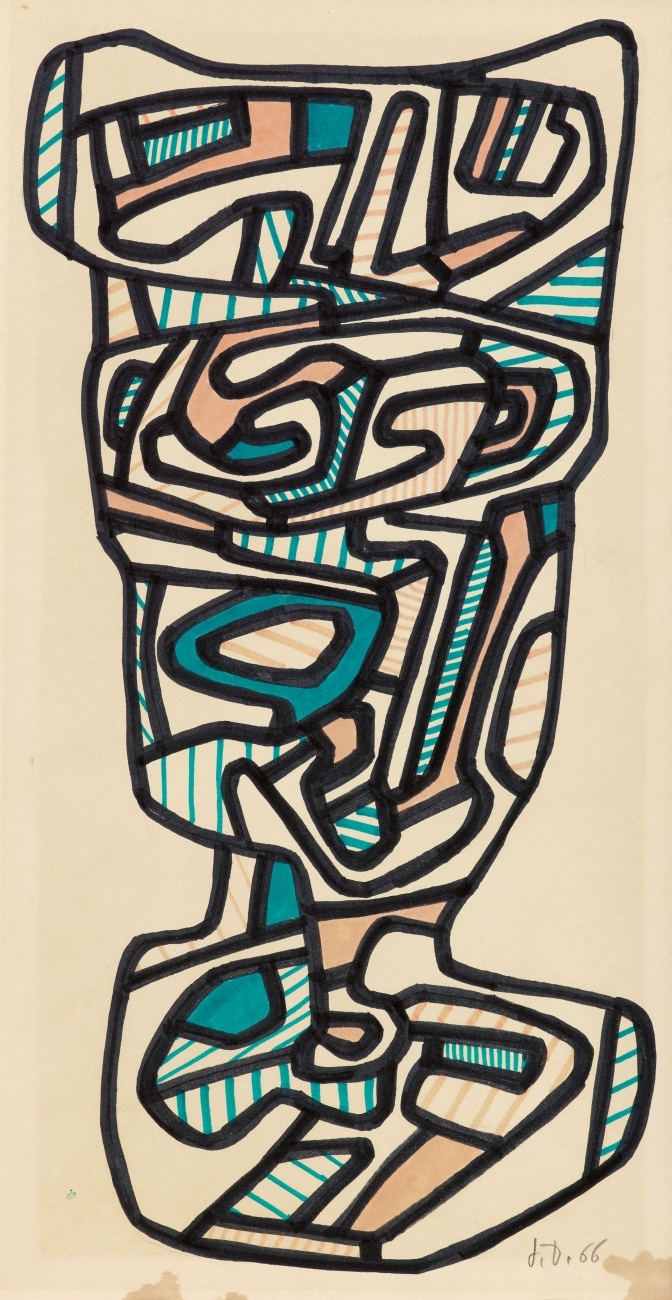 Jean Dubuffet | Jean Dubuffet Drawings (1966) | MutualArt
