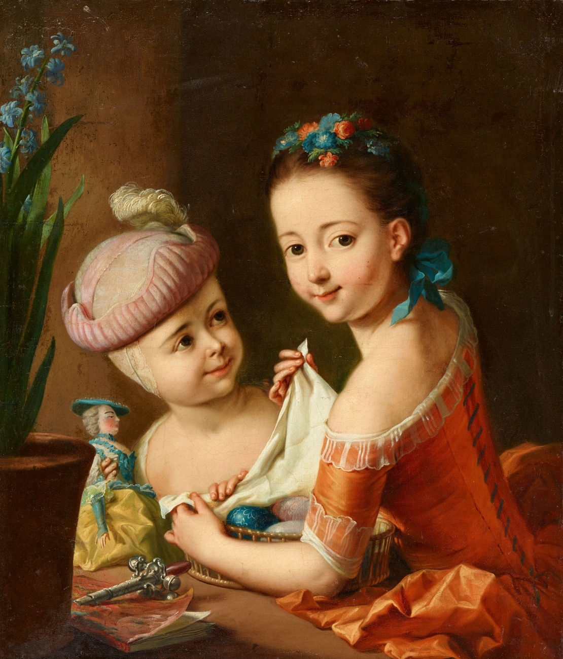 Johann Heinrich Tischbein The Elder | Tischbein's Two Daughters as ...
