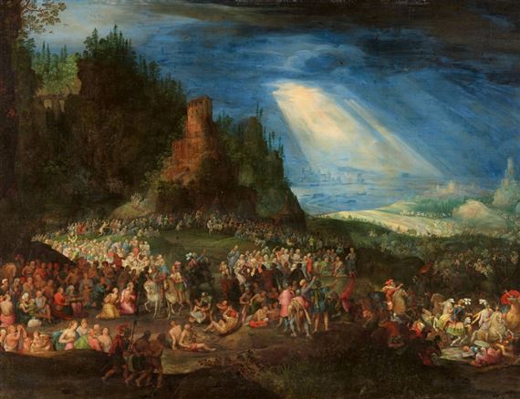 Pieter Schoubroeck | The Israelites rescued from the drunken Elephants ...