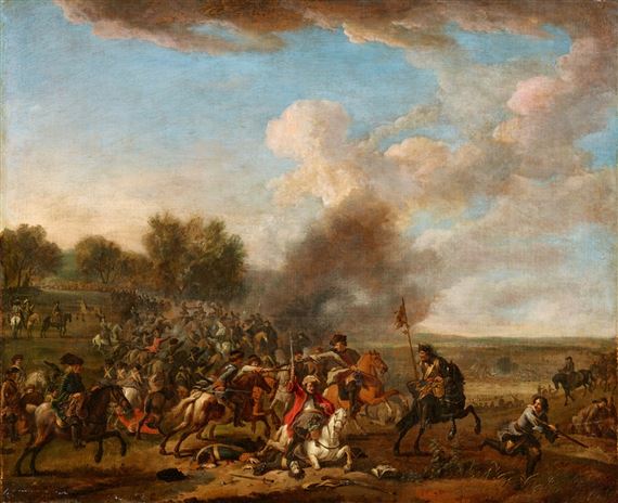 Francesco Giuseppe Casanova | Cavalry Battle | MutualArt