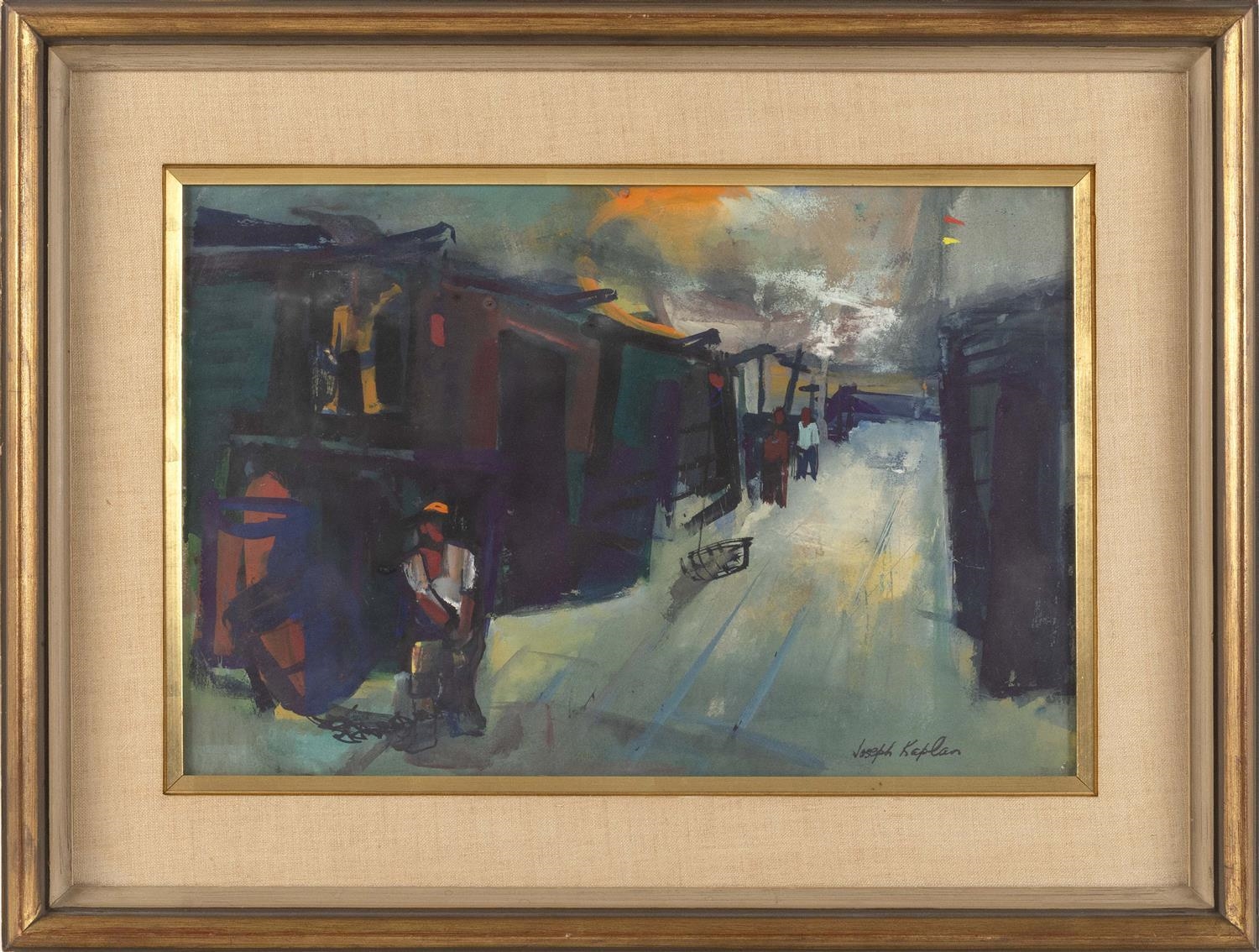 Joseph Kaplan | Pier scene. | MutualArt