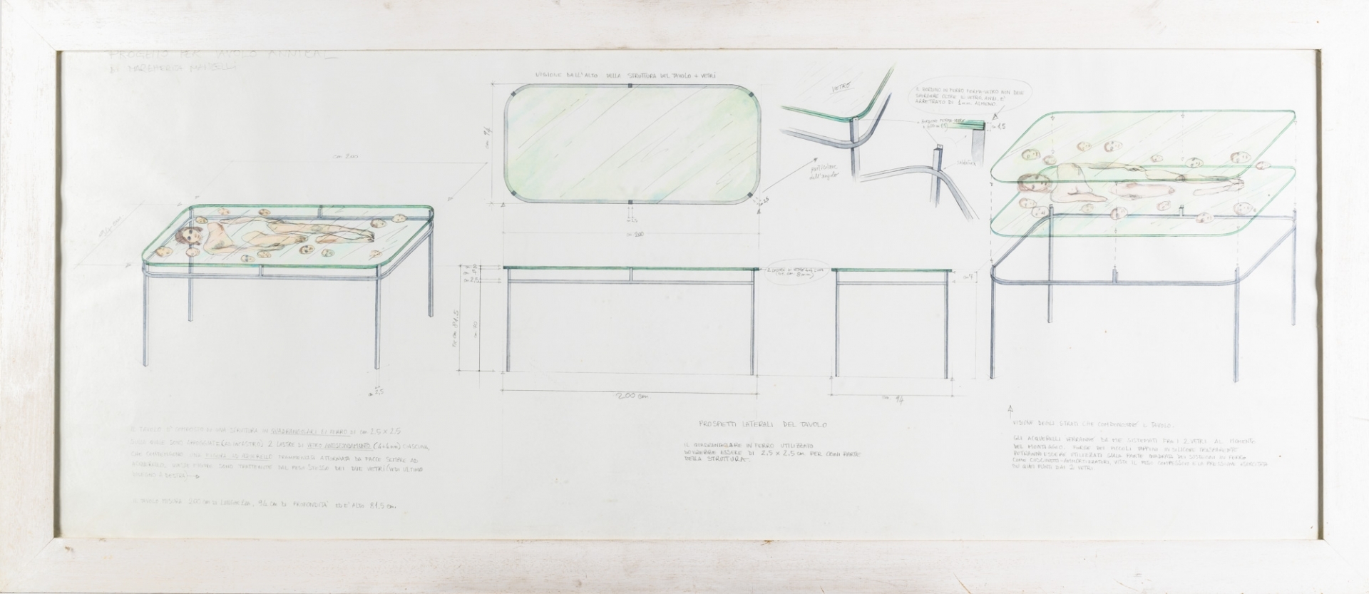Margherita Manzelli | Progetto per tavolo Hannibal (2004) | MutualArt