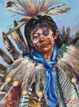 Guadalupe Apodaca | Indian Boy | MutualArt
