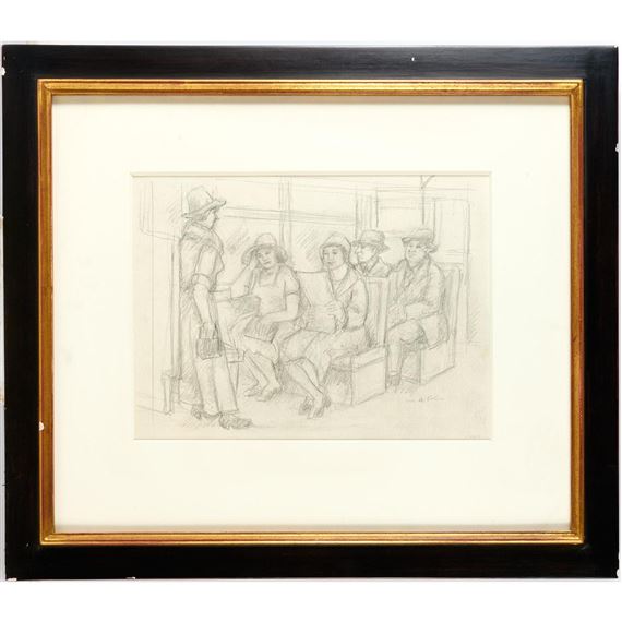 Max Arthur Cohn | Subway Riders (1929) | MutualArt