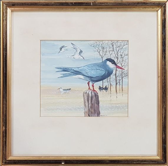Robin Hill | Waterbirds 1967 | MutualArt