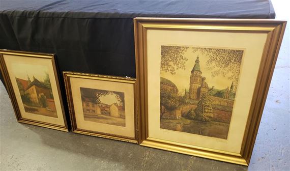 A. F. Willumsen | Three works: Scenes of Germany | MutualArt