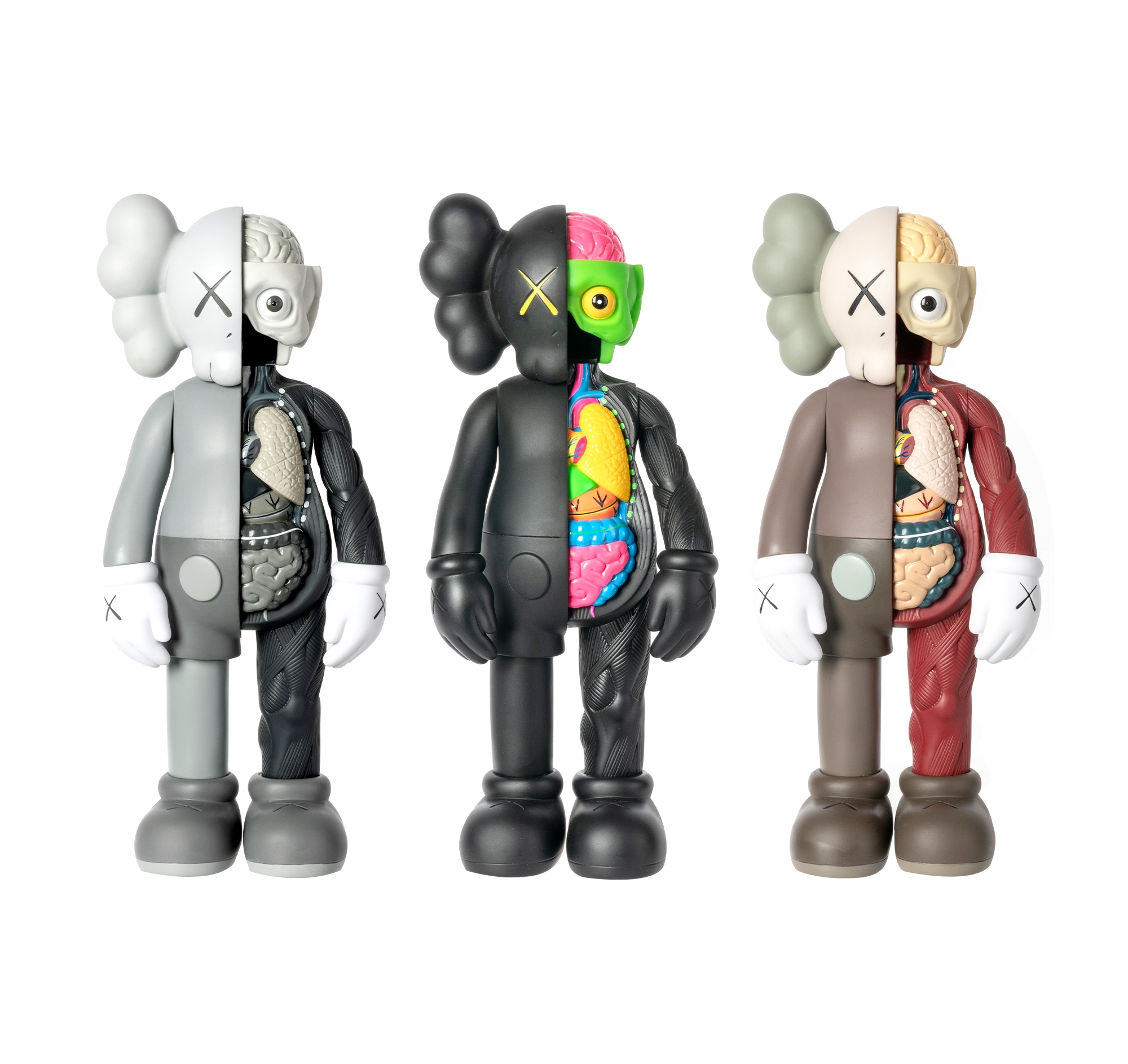 KAWS | Set of 3;Dissected Companion (Open Edition) | MutualArt