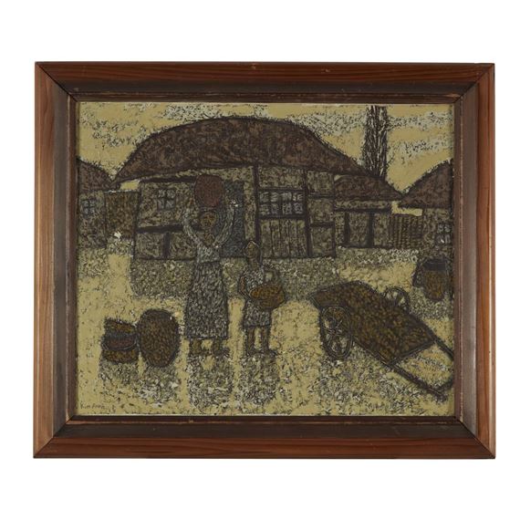 Kim Foon | VILLAGE SCENE | MutualArt