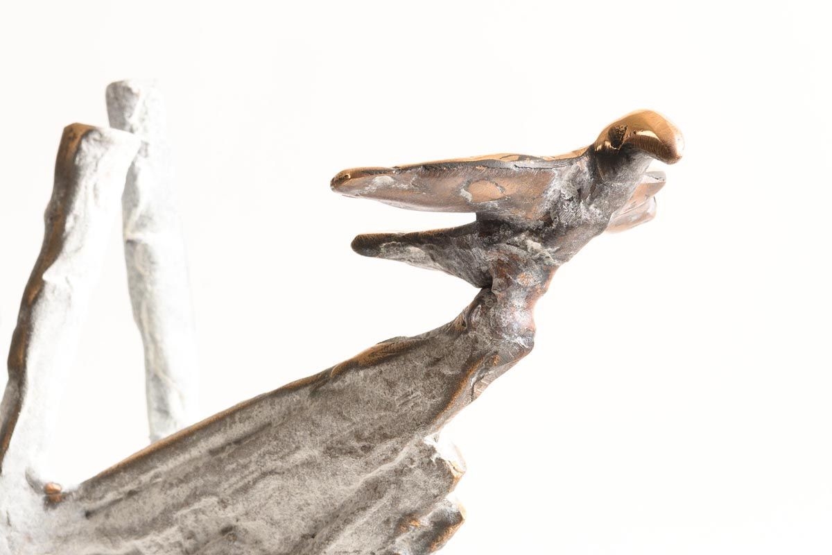 John Behan | Oar Boat with Peace Doves | MutualArt