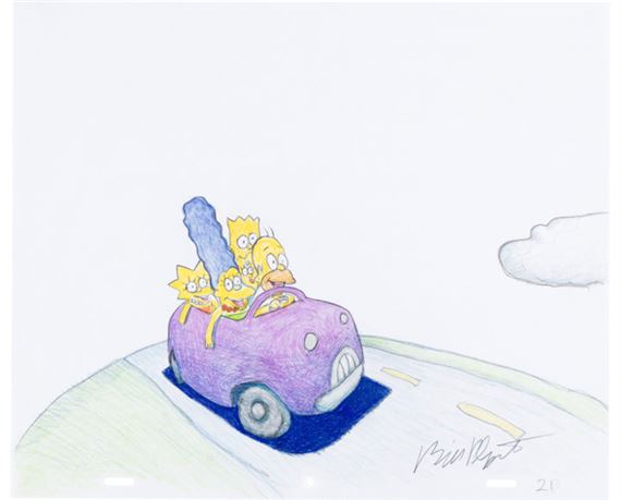 Bill Plympton | Three works: The Simpsons | MutualArt
