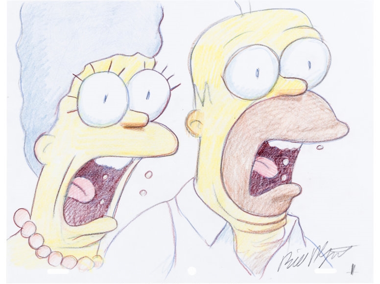 Bill Plympton | Three works: The Simpsons | MutualArt
